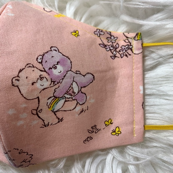 Hand Crafted | Accessories | Care Bears Face Mask Reversible Reusable ...